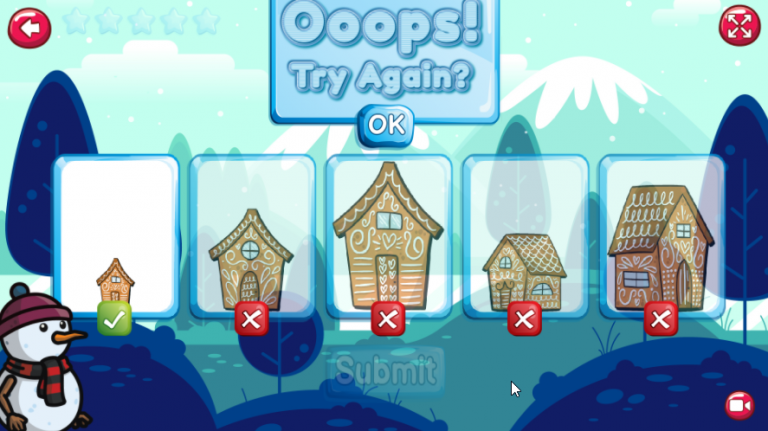 Order By Size – Math Game for Preschoolers – Numboodles