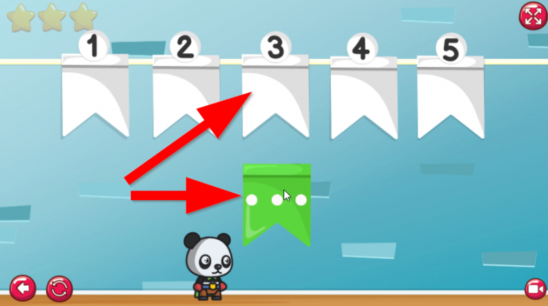 Panda Count and Sort – Math Game for Preschoolers – Numboodles