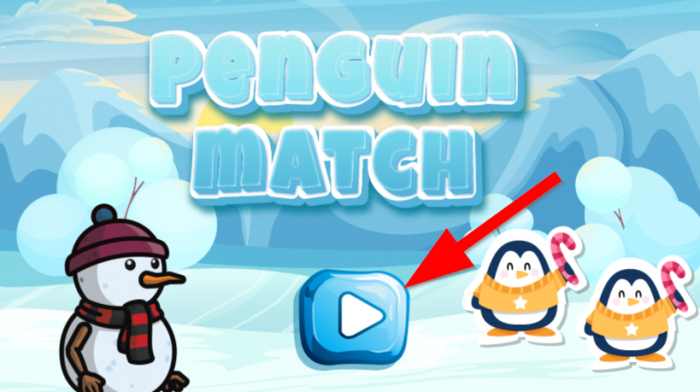 Penguin Match Game – Numboodles
