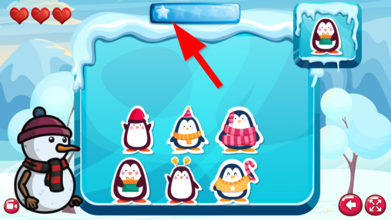 Penguin Match Game – Numboodles