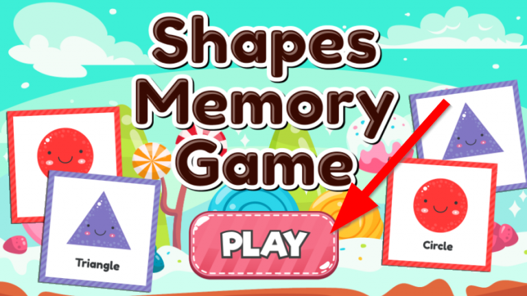 Shapes Memory Game – Numboodles