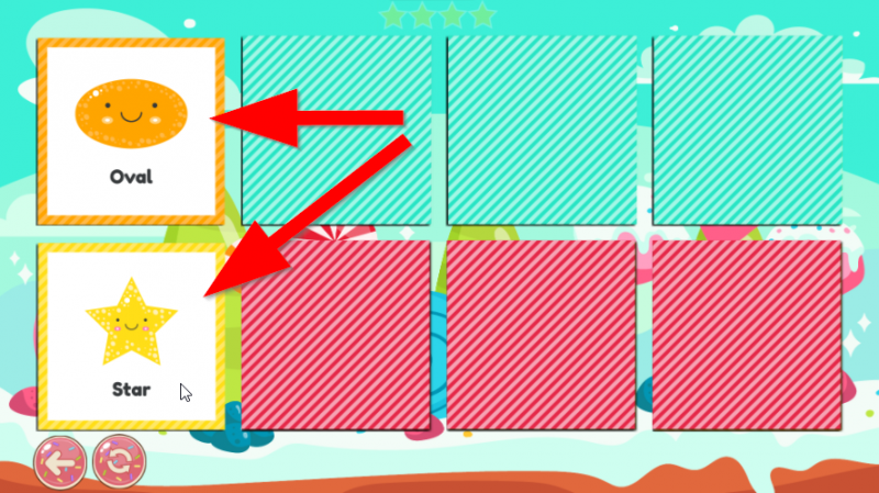 Shapes Memory Game – Numboodles