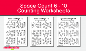 Finger Count – Superhero 1 – 10 – Numboodles